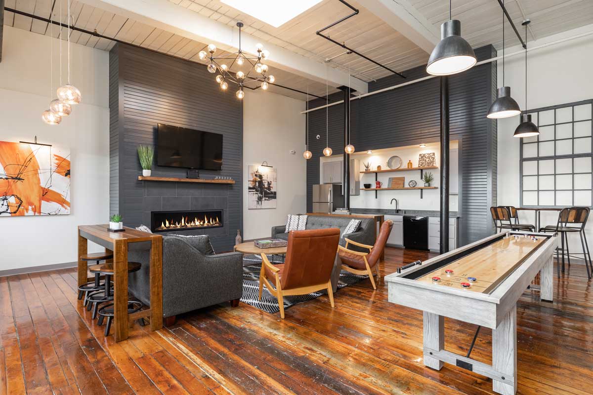 Hosting a Party in a Chinburg Apartment Residential Common Area